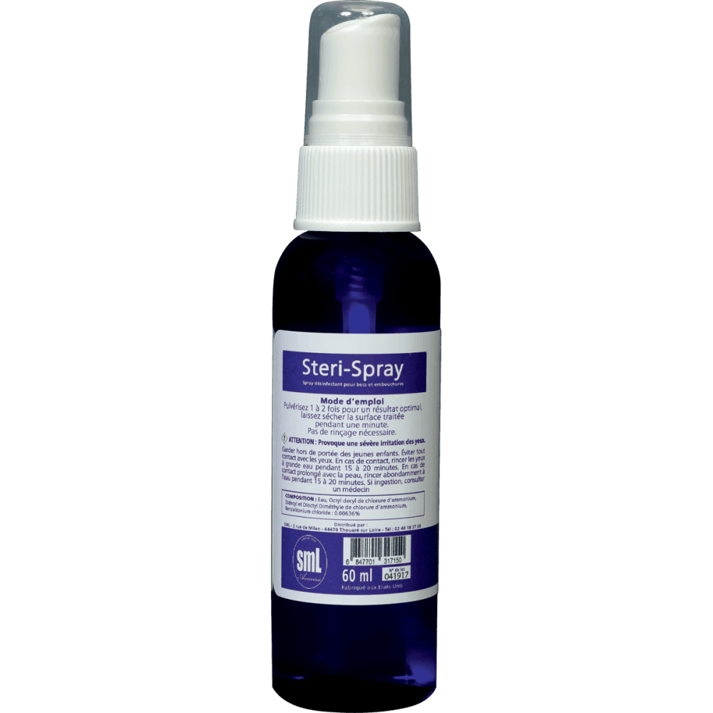 SML Paris - STERI-SPRAY, Disinfectant spout and small emb